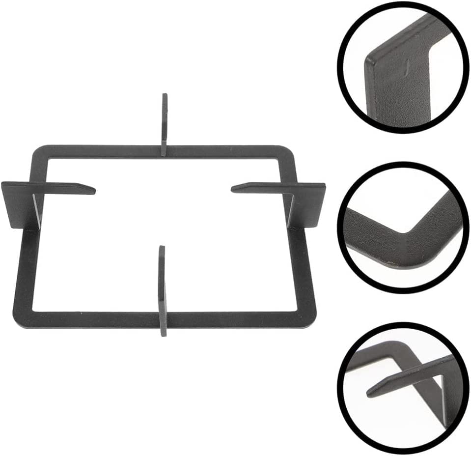CASOTA Universal Pan Support Stand Metal Brackets Stove Support Rack Cast Iron Wok Rack Gas Stove Bracket Anti- Skid Windproof Pot Rack Replacement Wok Ring for Kitchen Restaurant Shelving Brackets