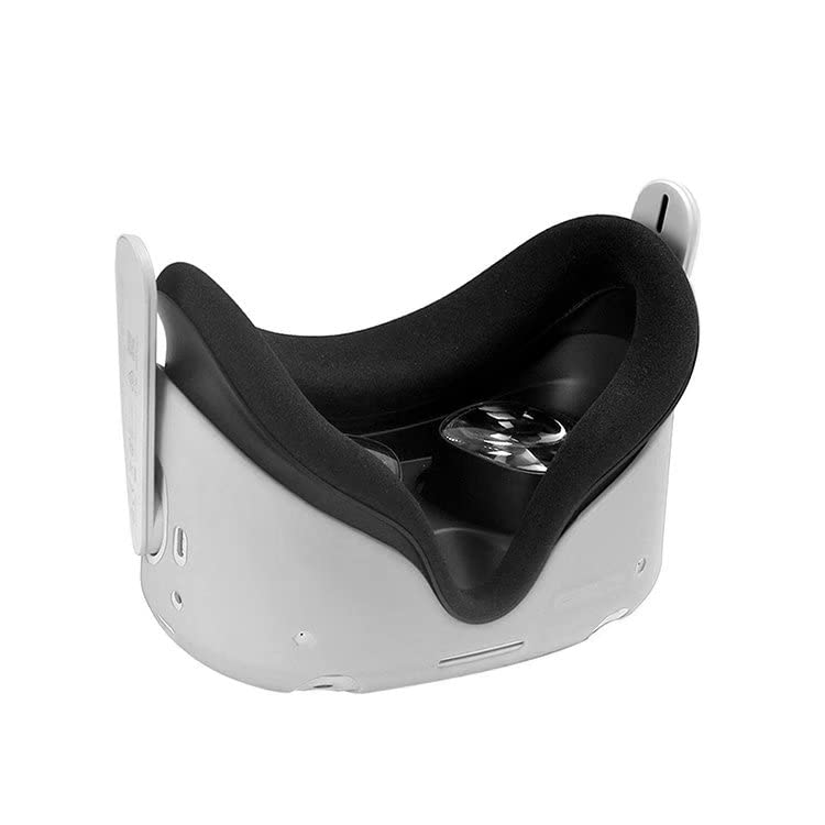 Duckart Protective Case Silicone Cover for Oculus Quest 2 VR Headset White