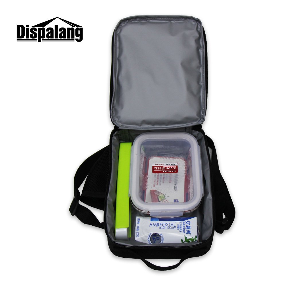 Dispalang Horse 3D Printed Lunch Bags for Children Small Insulated Cooler Bag Messenger Lunch Box Bags