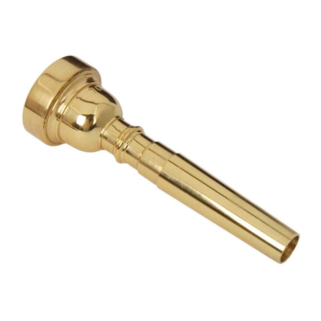 CO-RODE Gold Plated Metal Trumpet Mouthpiece,7C Golden (Musical Instruments Accessories)