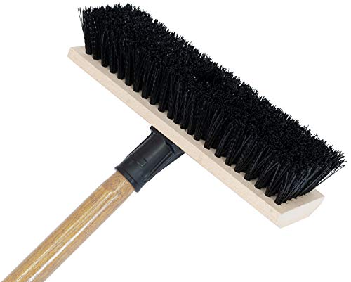CRAFTSMAN CMXMKIT0080 3-Piece Heavy Duty Cleaning Tool Set with 10 in.All-Surface Wash,12 in. Scrubbing Deck Brush & 18 in. Push Broom, Brown