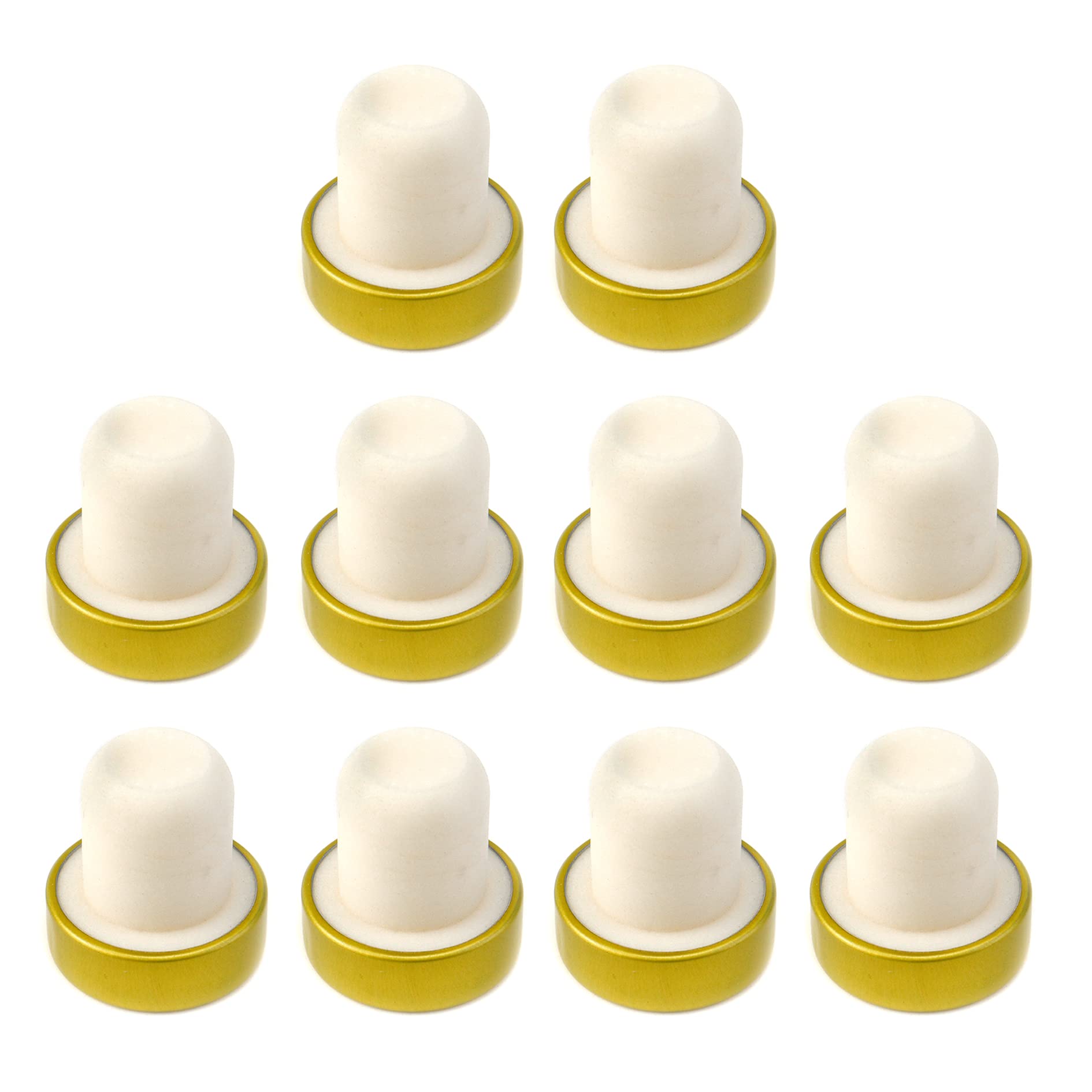 Faotup 10Pcs T-Shape Corks for Wine Bottles Silicone Wine Bottle Stoppers T-Shaped Wine Bottle Corks Wine Corks Sealing Plug, 1.18"x1.14"