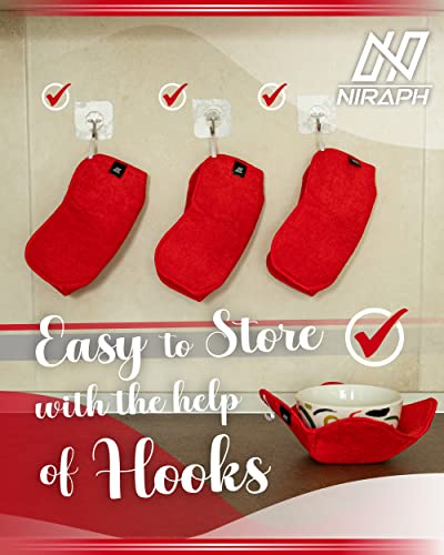 Hot Bowl Holders Microwave Safe - Microwave Bowl Holders - Pot Holders Soup Bowl Cozy -Bowl Potholders for Microwave Holder - Multipurpose Microwave Safe Bowl Holders for Hot Food - Plate Cozies