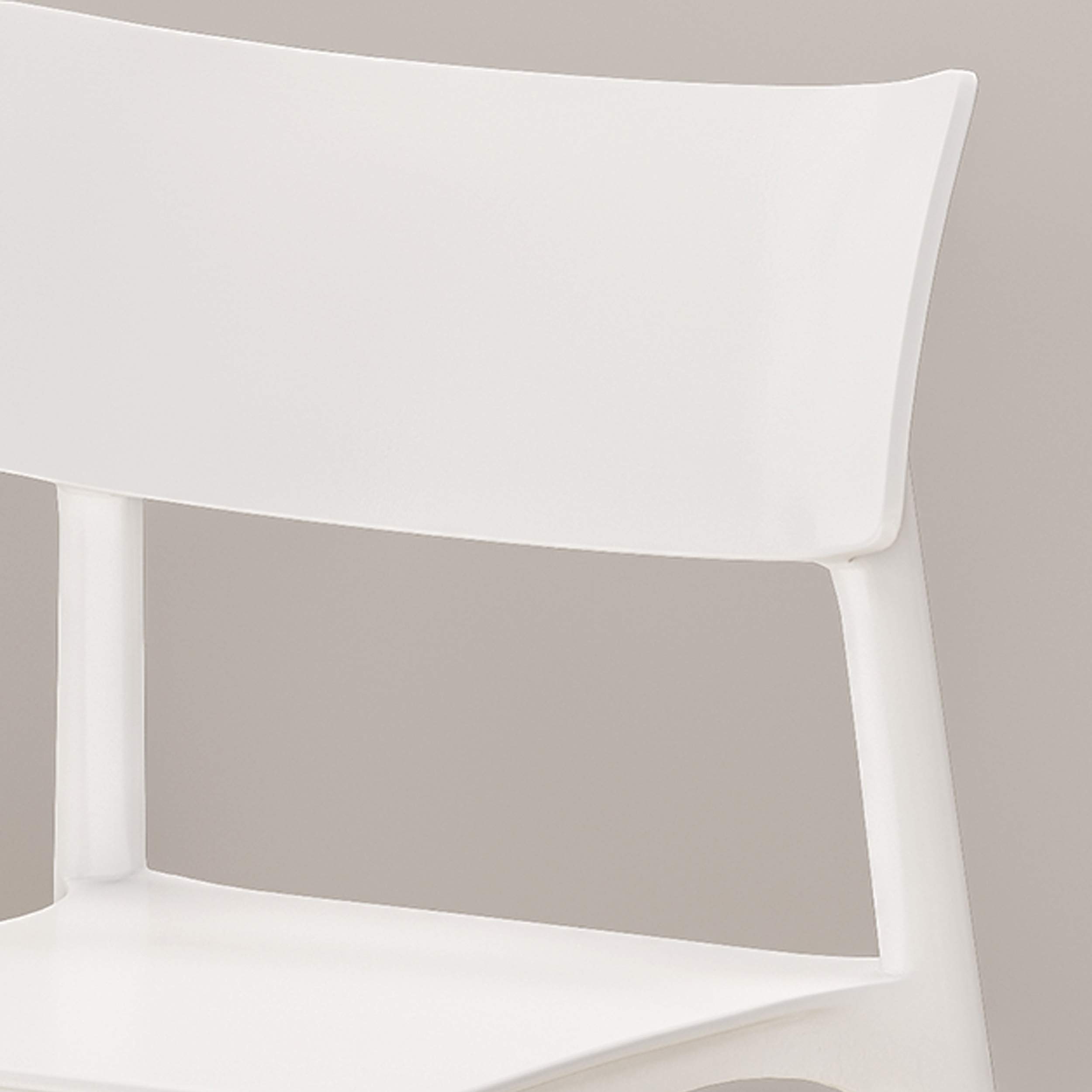 Christopher Knight Home Isabel Modern Dining Chair with Beech Wood Legs (Set of 2), White and Natural