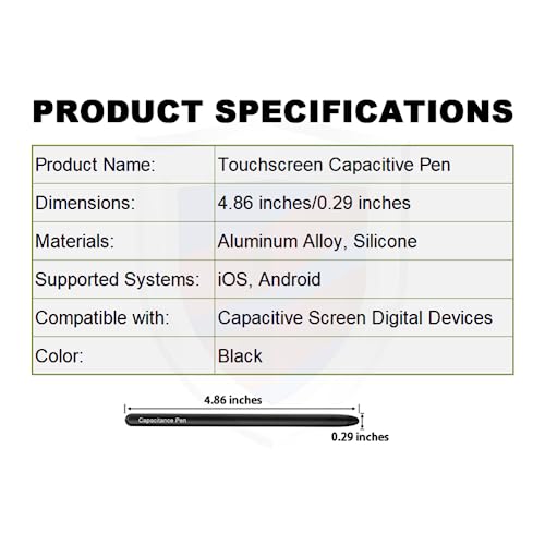 SHIEID Fold 3 S Pen for Samsung Galaxy Z Fold 3/Fold4, S Pen Fold Edition Only Compatible Galaxy Z Fold 3/Fold4 Phone, Black