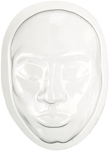 Roylco Plastic Make-A-Mask Multi-Cultural Mask Forms, Clear, Set of 10