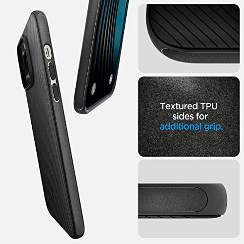 Spigen Mag Armor MagFit Bumper Case for iPhone 14 Pro Max (2022) - Matte Black, Compatible with MagSafe