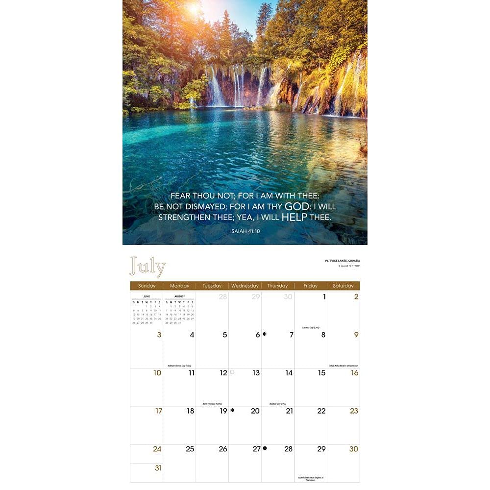 Carousel Calendars, Bible Verses 2022 Wall Calendar