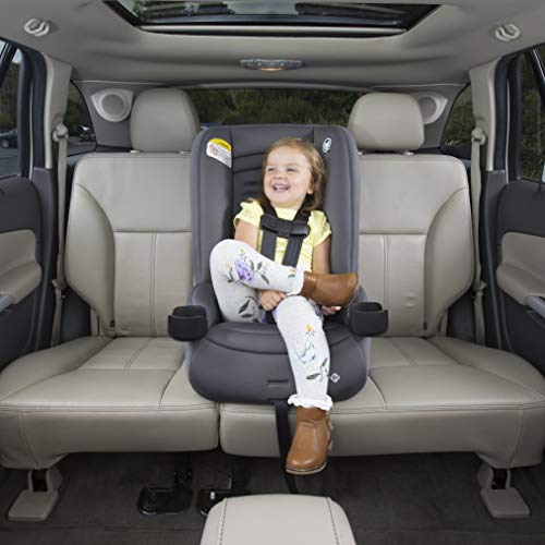 Safety 1st Jive 2-in-1 Convertible Car Seat, Rear-Facing 5-40 pounds and Forward-Facing 22-65 pounds, Carbon Rose