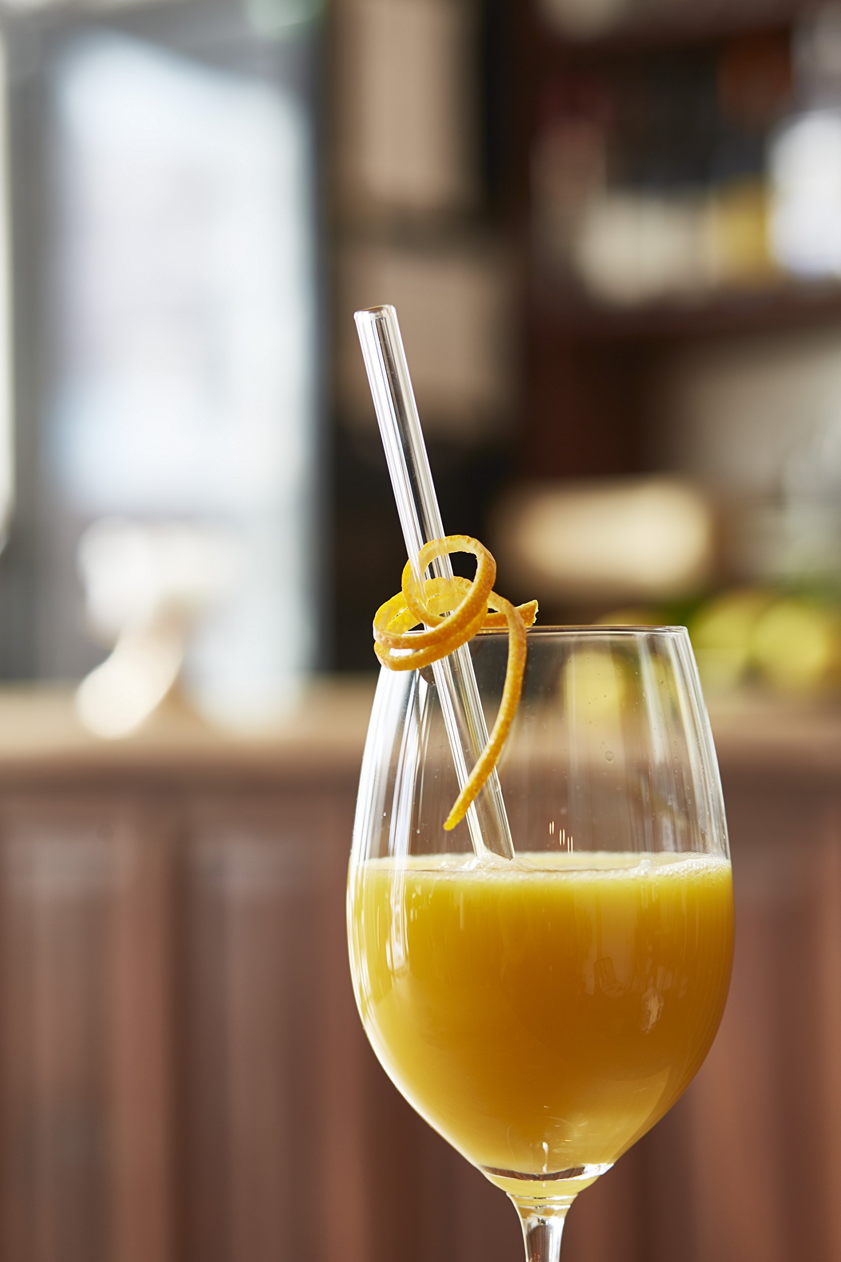 HALM Glass Straws - Birthday Party Edition - 6 Reusable Drinking Straws With Engraved Icons 20cm (8 in) - Birthday Present, Gift - Made in Germany - Dishwasher Safe - Eco-Friendly