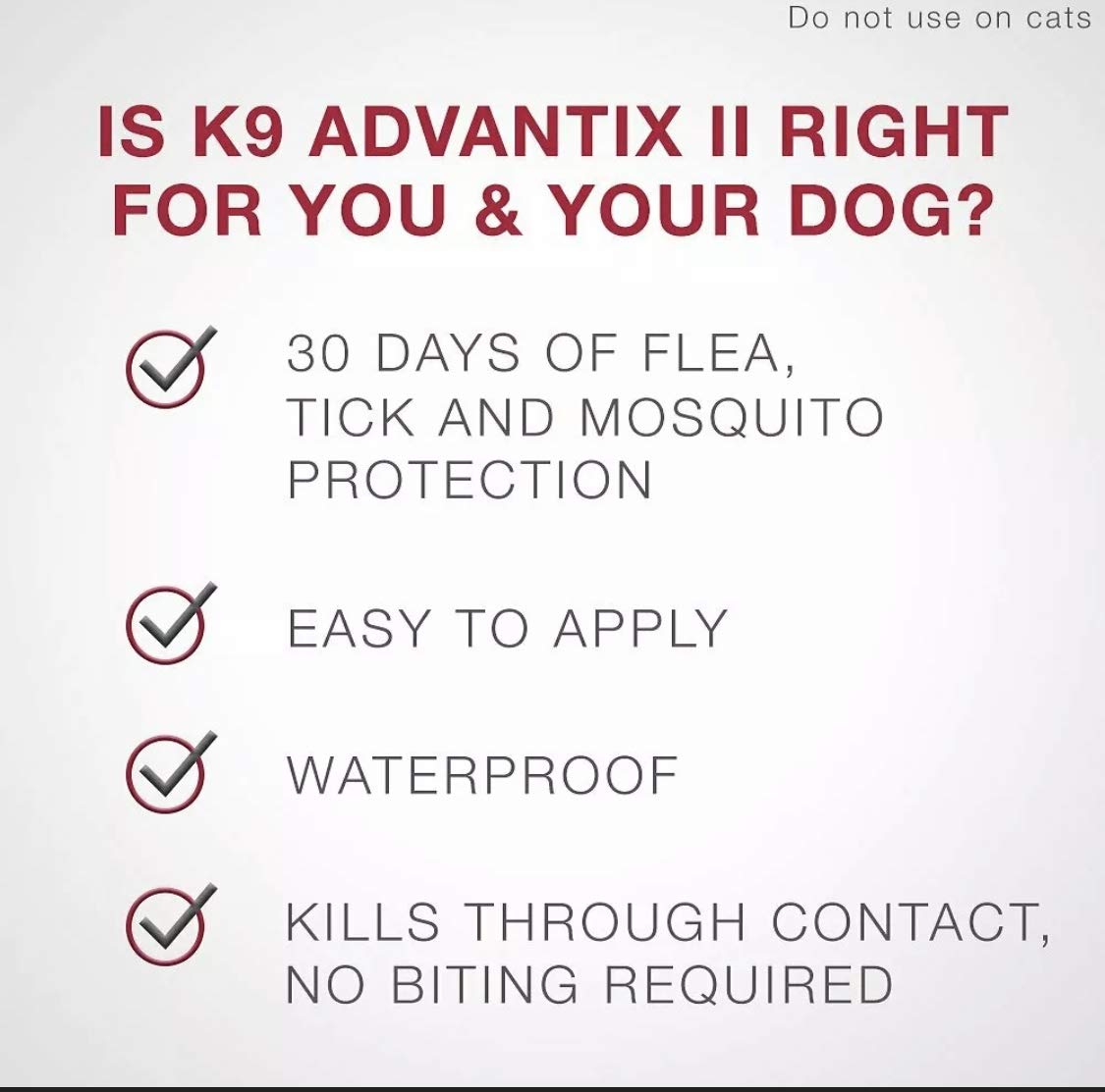 K9 ADVANTIX II for Small Dogs, 4 Count (Pack of 1)