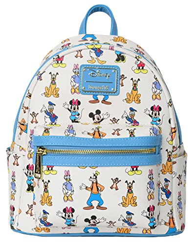 Loungefly Disney Mini Backpack Mickey Friends Forward & Backward Shoulder Bag