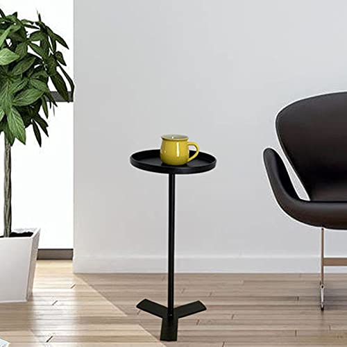 SLNFXC Mini Shelf Living Room Bedside Sofa Side Table Simple Round Tea Table (Color : D)