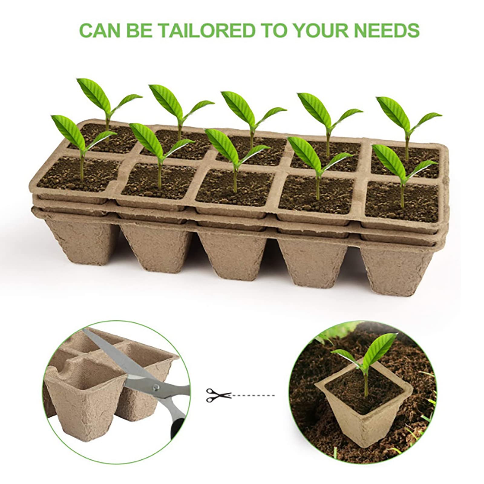 Cloning Domes for Trays12 Seed Pots Seedling Pots Pack Trays Indoor Seedling Outdoor Seed Disseminators Oh Deeds
