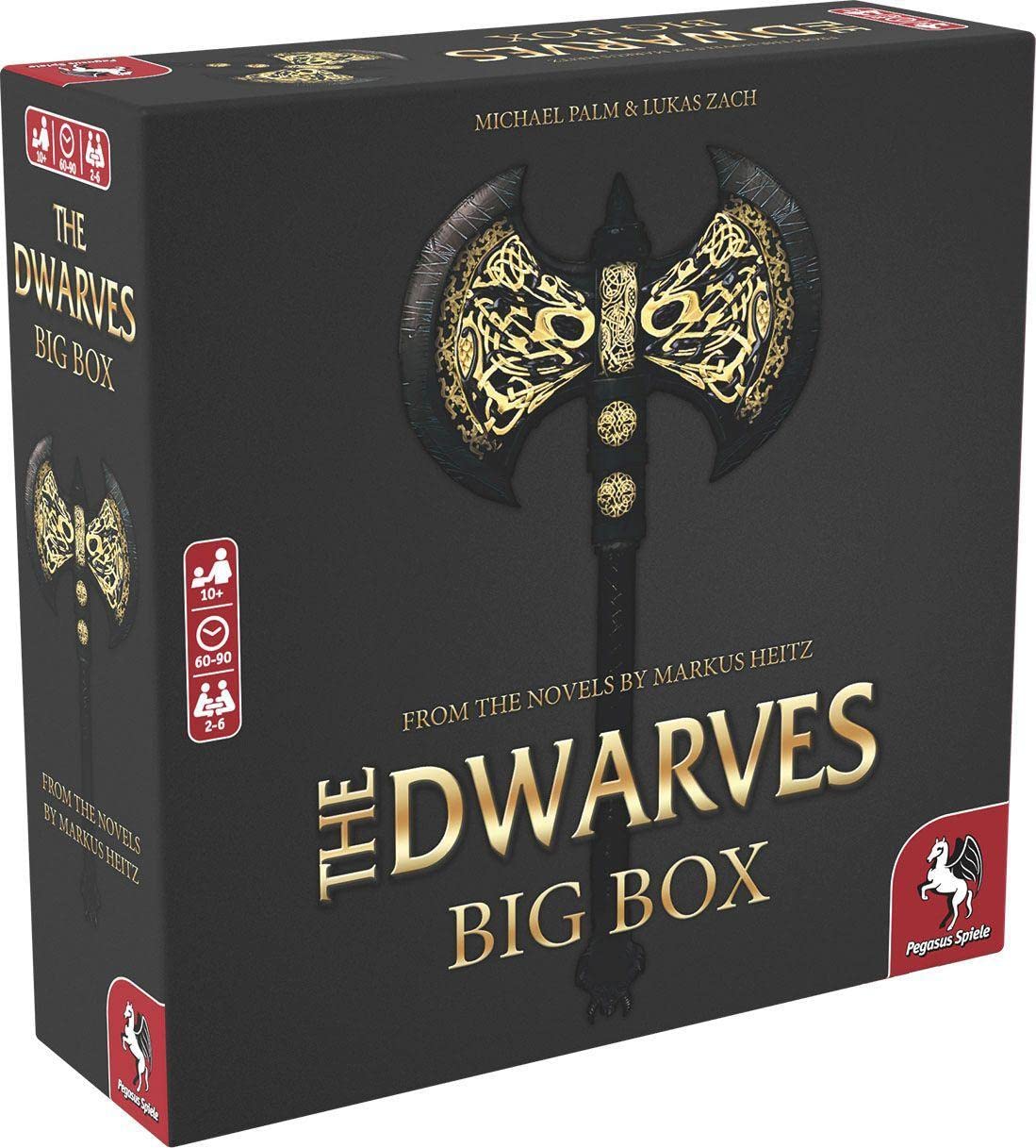 The Dwarves: Big Box - Board Game by Pegasus Spiele 2-6 Players β Board Games for Family β 60-90 Minutes of Gameplay β Games for Family Game Night β Kids and Adults Ages 10+ - English Version