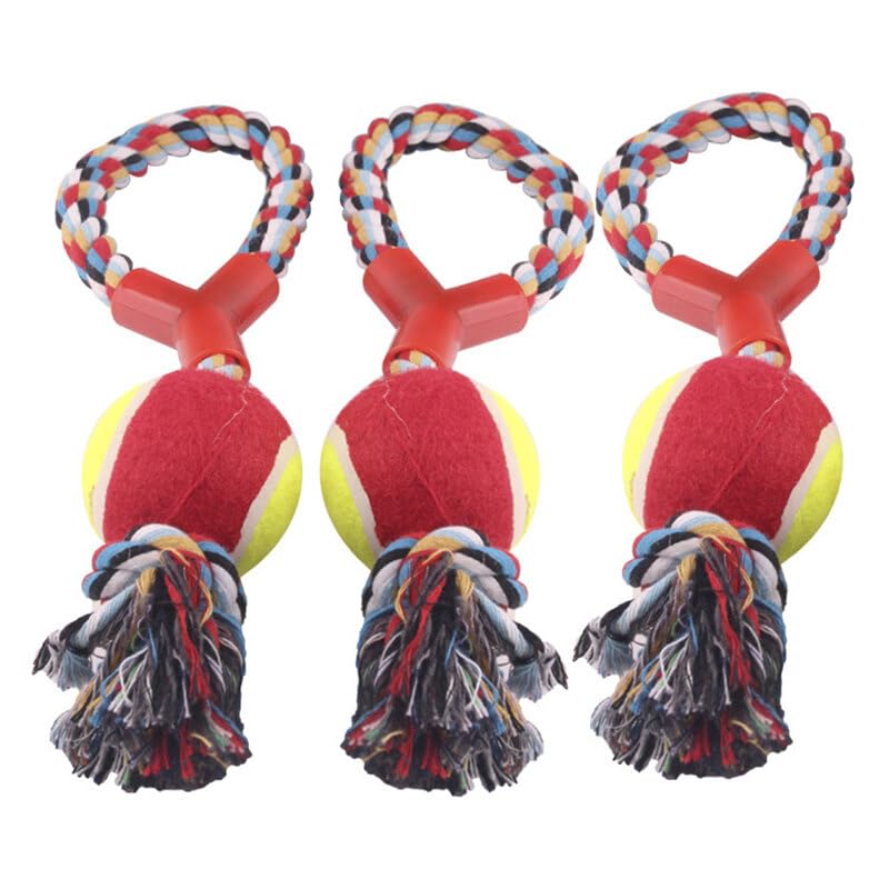 Kapmore Portable Puppy Chewing Ball - Funny Lightweight Dental Beneficial Dog Chew Toy for Interactive Training