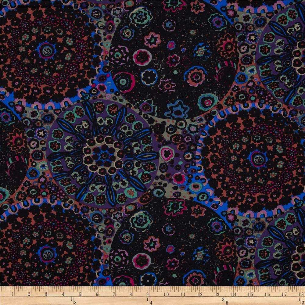 Kaffe Fassett Collective Mineral Millefiore Dark, Fabric by the Yard