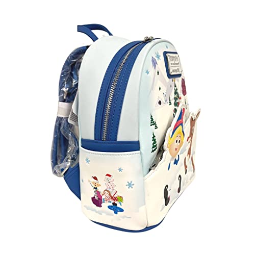 Loungefly Exclusive Rudolph and Hermey Double Strap Shoulder Bag