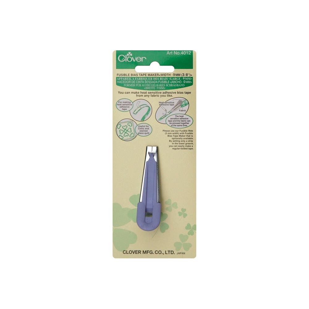 Clover Fusible Bias Tape Maker - Bundle of All 5 Sizes - 1/4" 3/8" 1/2" 3/4" 1" Set