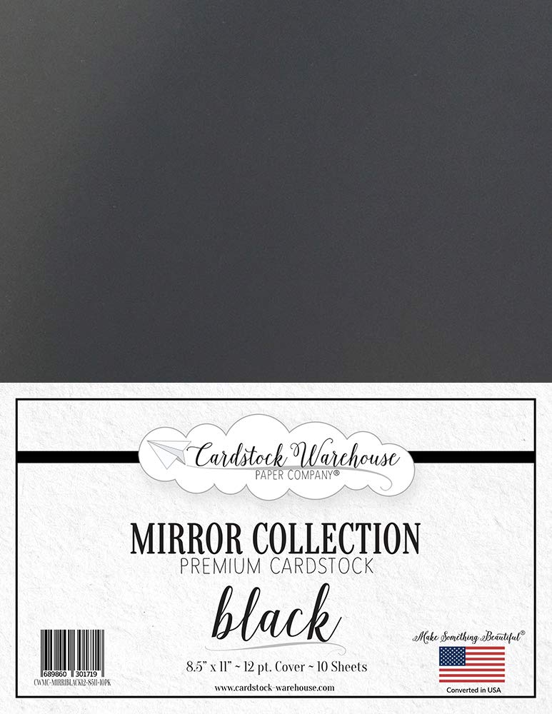 Cardstock Warehouse Mirror Purple - 8.5 x 11" - 12 Pt. / 270 Gsm Reflective Premium Cardstock - 10 Sheets