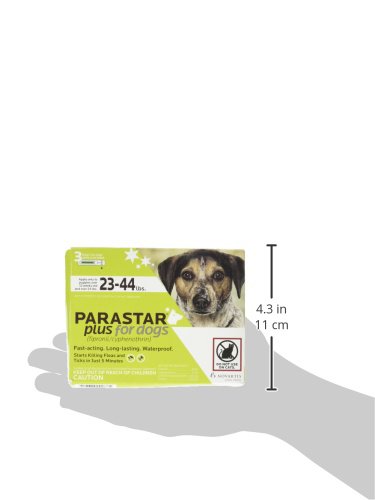 Parastar 3 Month Plus for Dogs Green (2344 lbs)