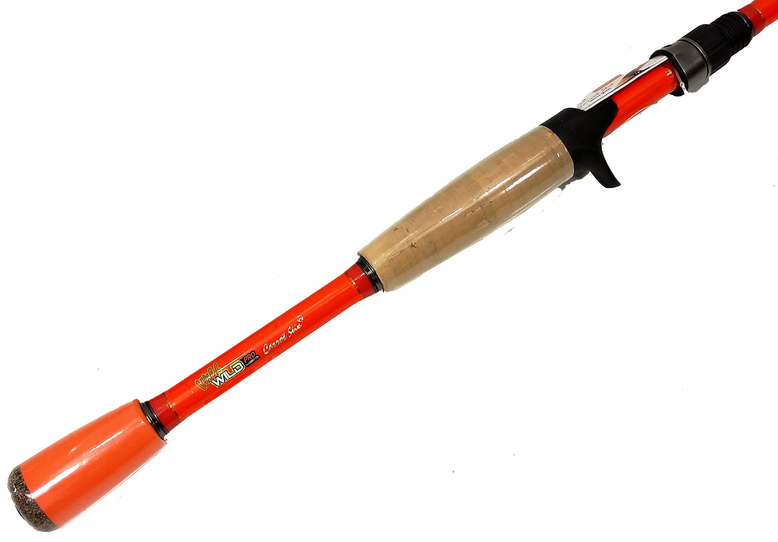 Carrot Stix Spinning PRO Wild Wild Orange Fishing Rod (6' 7" Medium Heavy)