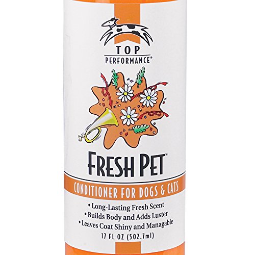Top Performance Fresh Pet Conditioner to Reduce Mats and Tangles, 17 Oz. Size โ Conditioning Formula Gives Coats Sheen