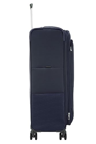 Samsonite Popsoda Luggage- Suitcase, Spinner L erweiterbar (78 cm - 112.5 L), Blau (Dark Blue)