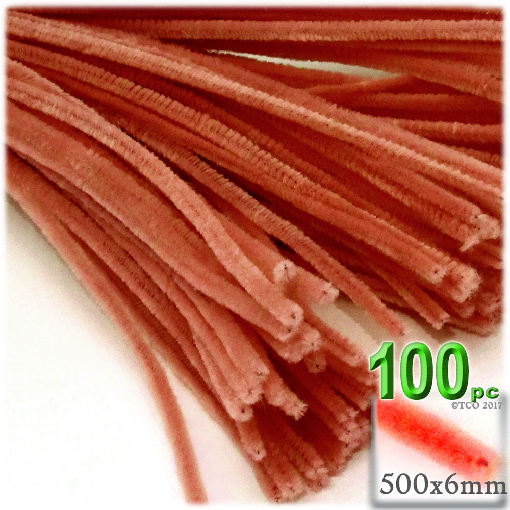 The Crafts Outlet Chenille Stems, Pipe Cleaner, 20-inch (50-cm), 100-pc, Olive Green