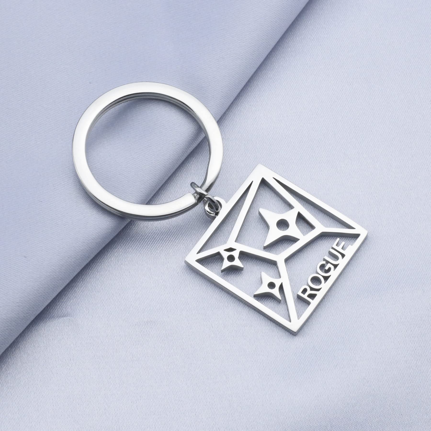 Dungeons and Dragons Gift DND Classes Icons Gift for Dungeons and Dragons Fans DND Keychain (Rogue)