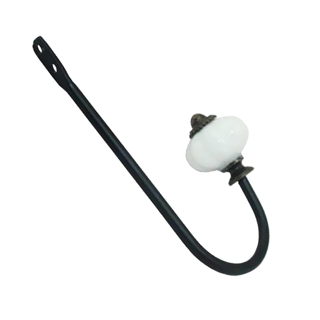 GOOFFY Door Metal Hooks for Hanging Ceramic Head Door Wall Hooks Holder Key Towel Clothes Coat Hat Hanger Hanger