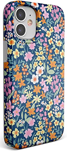 Casely iPhone 11 Case | Full Bloom | Navy Floral Case