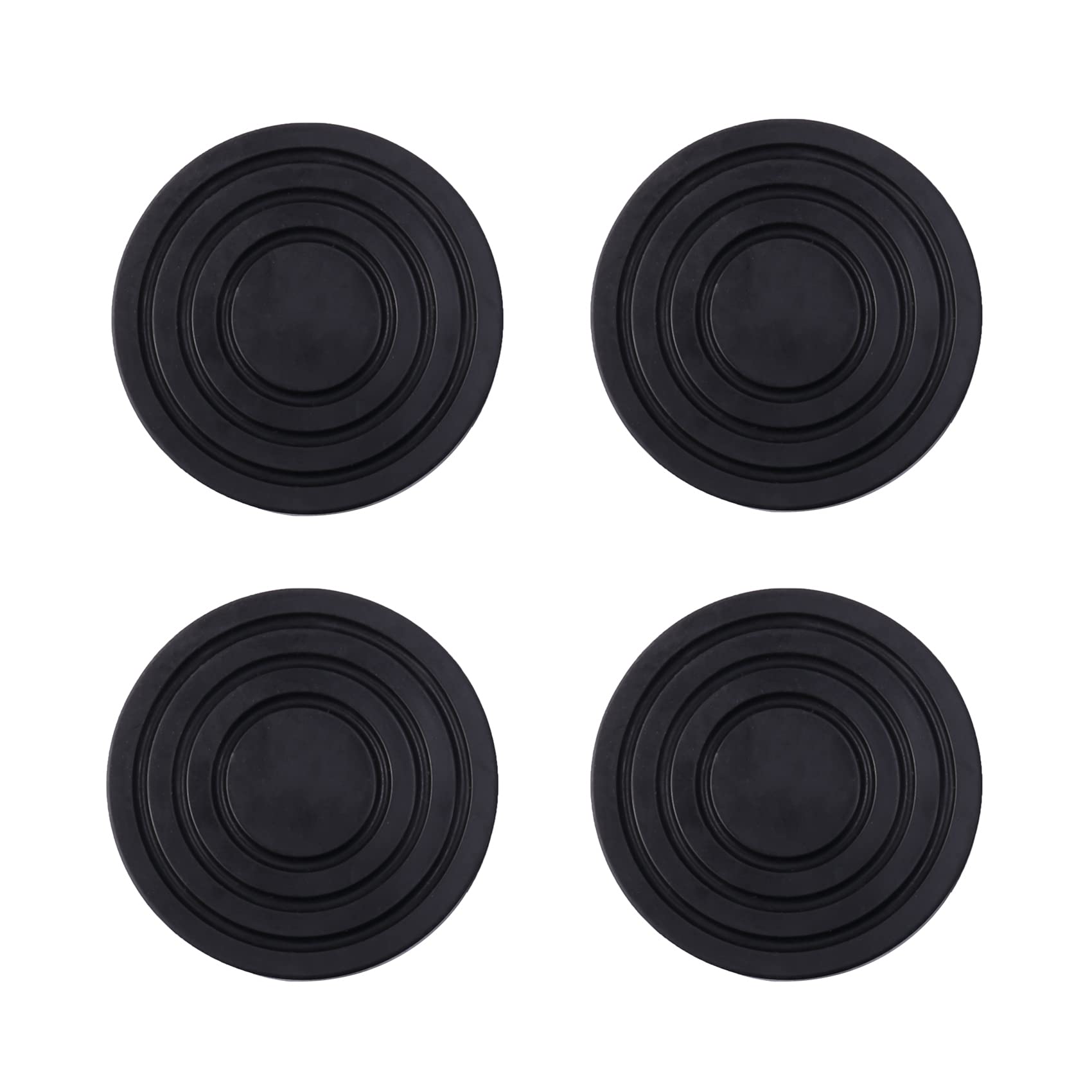 Cusstally 4 Pcs/Set Anti-Vibration Pads Rubber Noise Reduction Vibration Anti- Foot Mount for Washer and Dryer Adjustable Height Washing Machine Mat (Blue)