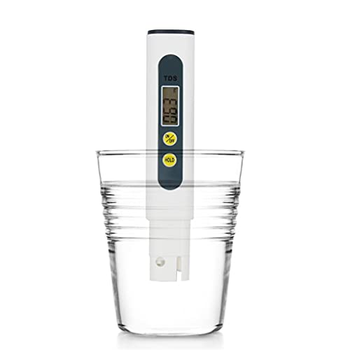 GHGHF Emperature Backlight Sunlight Tester Digital LCD Display TDS Meter Tester Conductivity Monitor Liquid Quality Tool