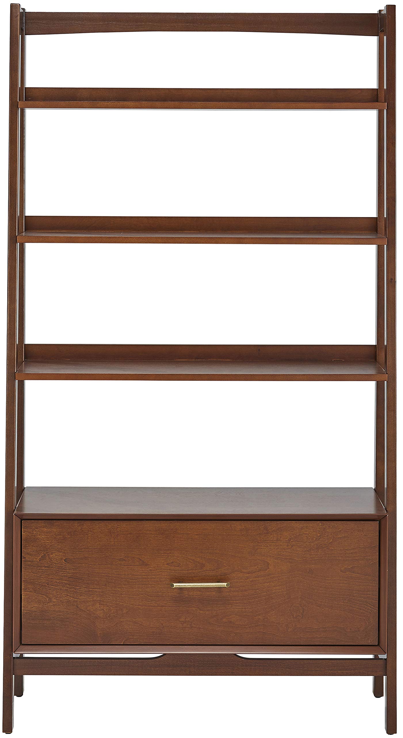 Crosley Furniture Landon Large Etagere Bookcase, Mahogany