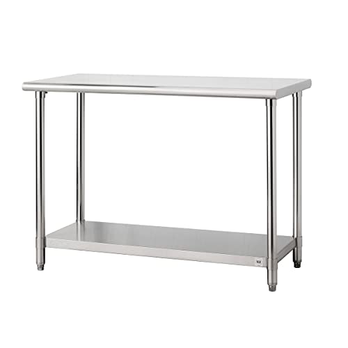 TRINITY EcoStorage NSF, 48-Inch Stainless Steel Utility Table,
