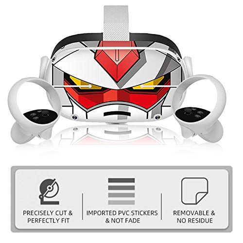 Dees Stickers Skin for Oculus Quest 2,Unique Vinyl Decal Skin for VR Headset and Controller, Virtual Reality Protective Accessories, Iron Eye.