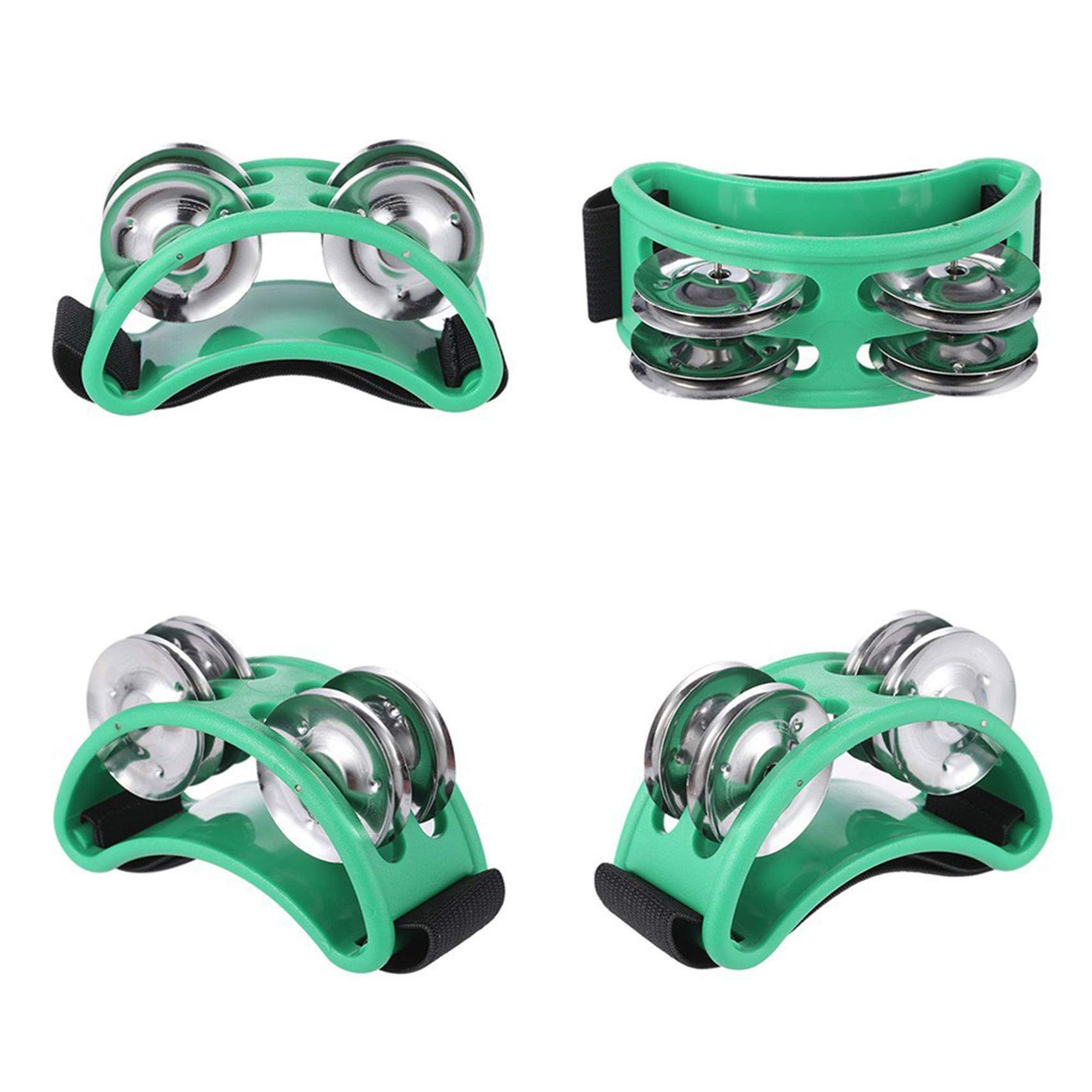 Winwinfly Foot Tambourine Percussion Musical Instrument 1Pieces Metal Jingle Bell