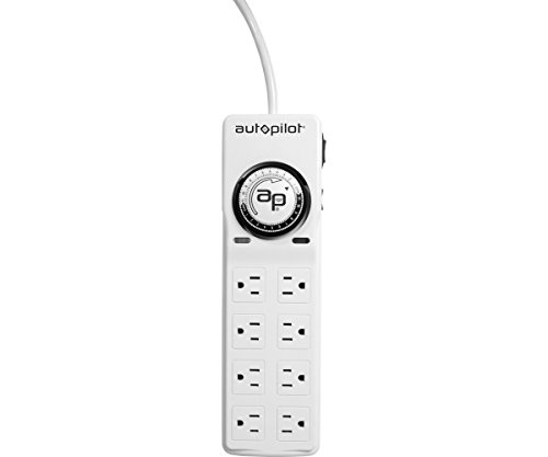 Hydrofarm TMSP8 Surge Protector with 8 outlets & Timer