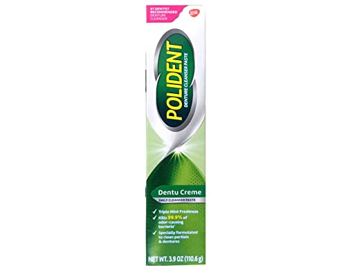 Polident Dentu Creme Denture Toothpaste, 3.9 oz
