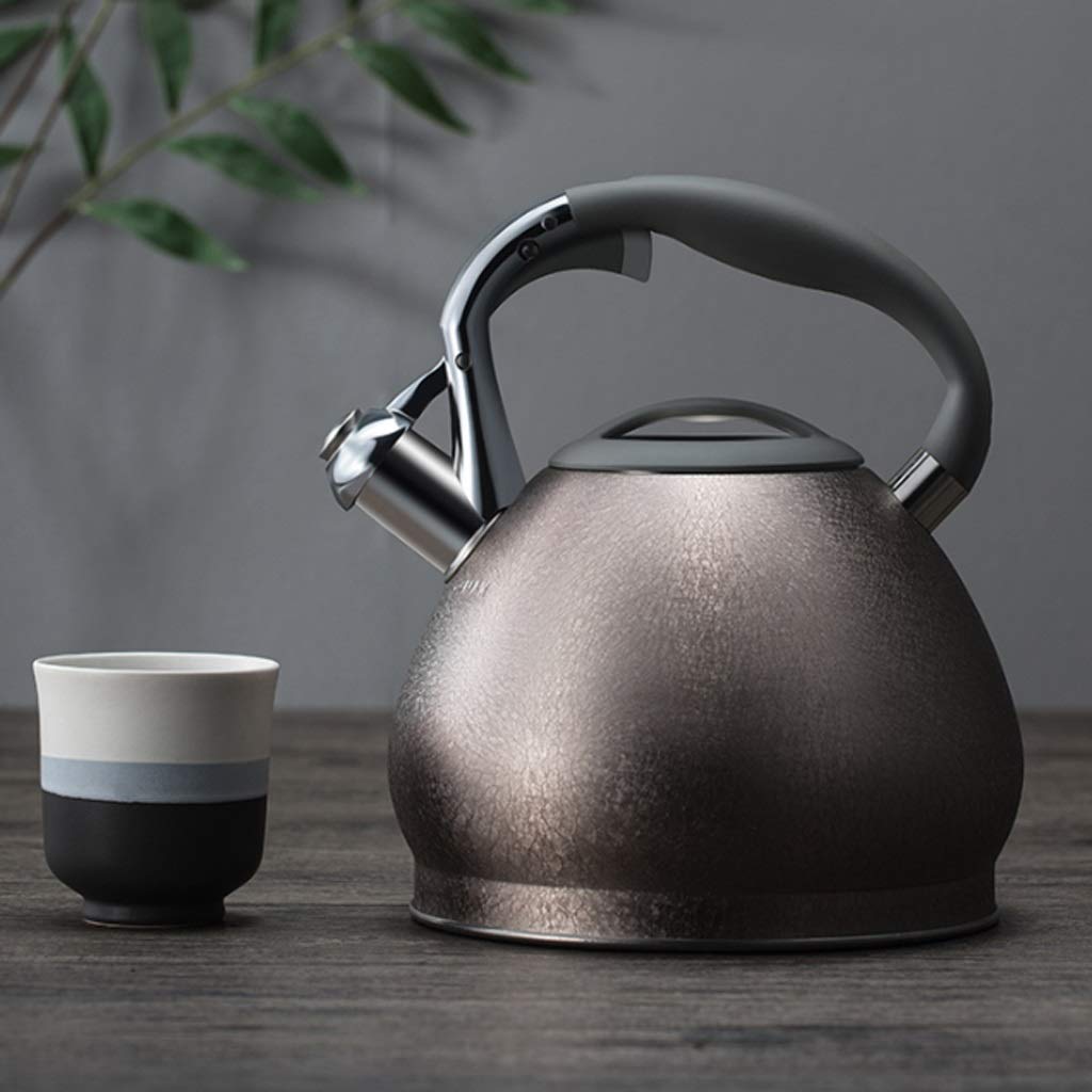Creative Gas Kettle Large Capacity Kettle Stainless Steel Teapot Stove With Ergonomic Handle Household Teapot (3L/101.4OZ) Multifunctional water kettle