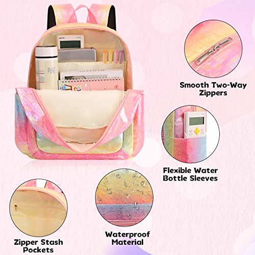 Ouryec Toddler Backpack for Girls Kids,Preschool Bookbag School Backpack for Kindergarten Elementary,Ideal Girls Classic School Backpack