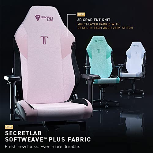 Secretlab Titan Evo 2022 Black3 Gaming Chair - Reclining, Ergonomic & Heavy Duty Computer Chair with 4D Armrests, Magnetic Head Pillow & Lumbar Support - Big and Tall Up to 395 lbs - Black - Fabric