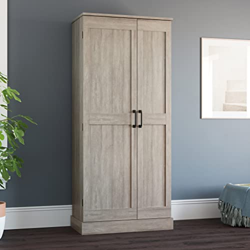 Sauder Miscellaneous Storage Cabinet, L: 32.17" x W: 17.13" x H: 72.09", Spring Maple Finish