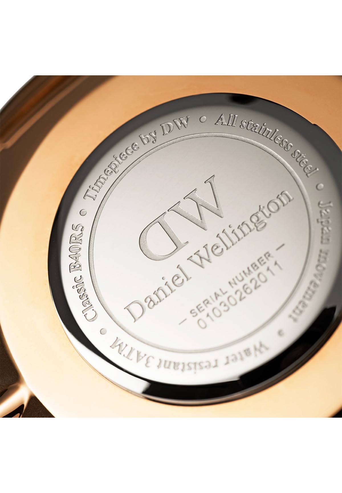 Daniel Wellington Classic Canterbury 40mm Men's Watch, DW Classic Fabric (Polyester) Rose Gold Watch for Men