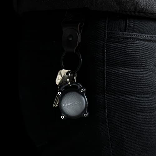 Elevation Lab TagVault Ghost - The Waterproof AirTag Keychain Case with Titanium Key Ring | GHOST SERIES (4-Pack)
