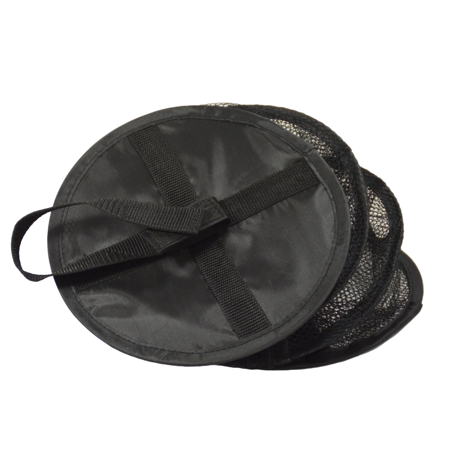 Natural Buy 9 Inch 3 Level MICRO Hanging Dry Net Indoor/Closet Drying Rack for Herbs, Organizer, Freshner - Black Mash Screen with Top-to-Bottom Zipper - Apartment Size with Zipped Storage Pouch