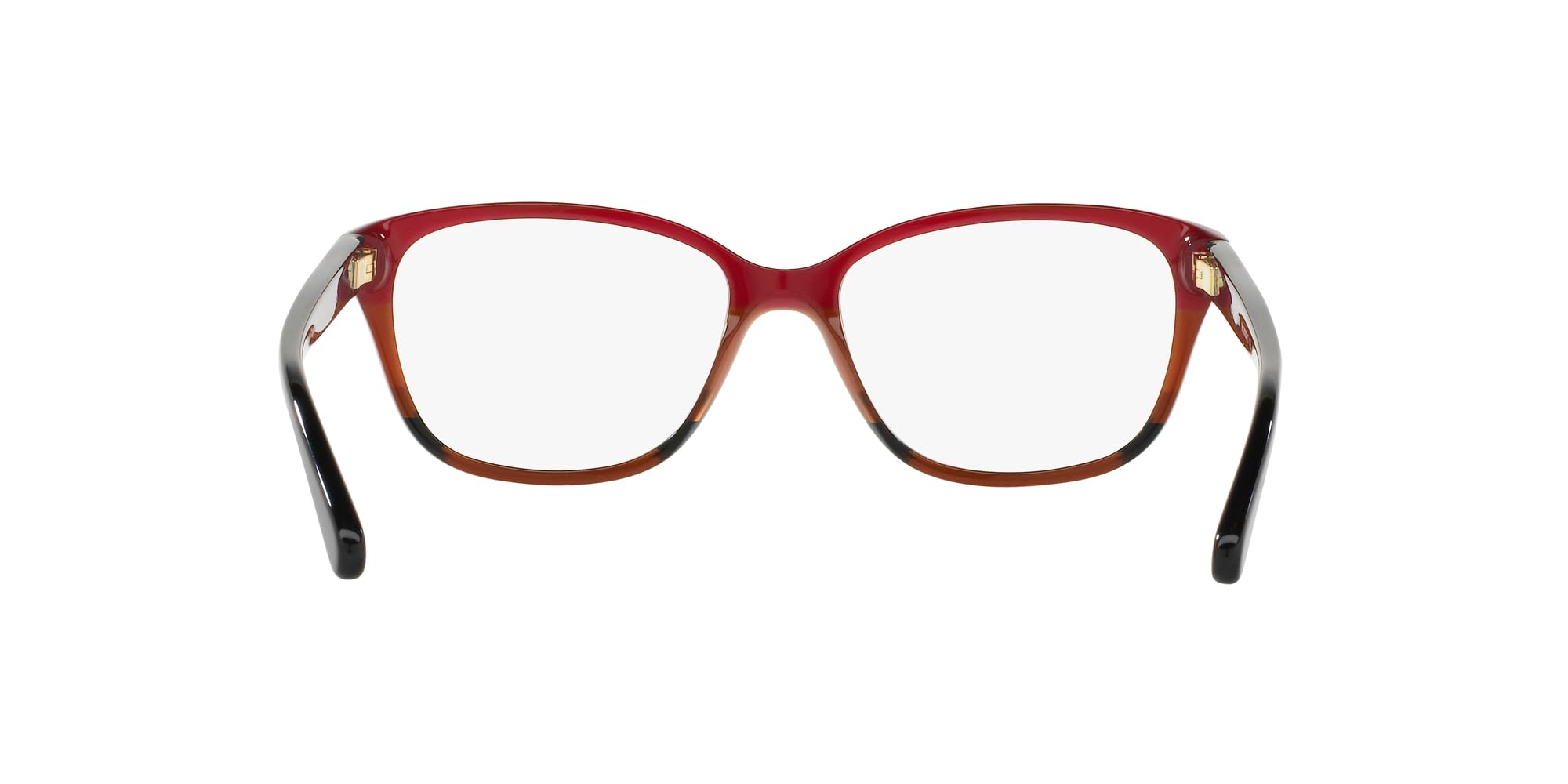 Coach HC6103 Prescription Eyewear Frames, Burgundy Tortoise Gradient/Demo Lens, 54 mm