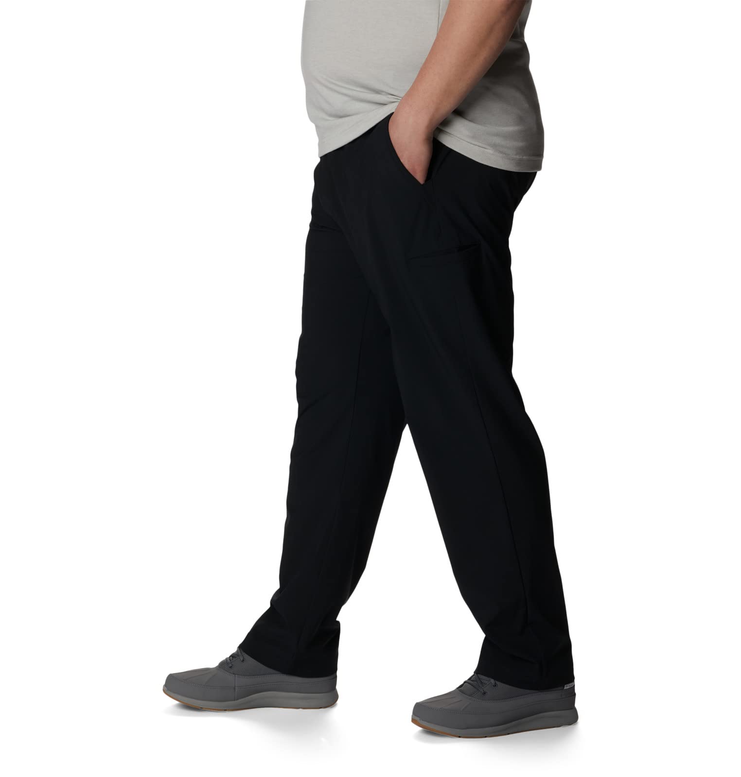Columbia PFG Men’s Terminal Tackle Fishing Pants, Stain Resistant, Sun Protection, Black, 38