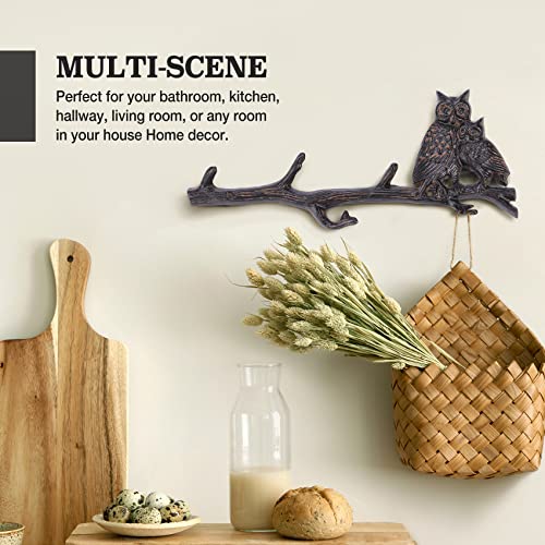 Gudoesy Wall Hooks,Decorative Wall Hooks,Rustic Decorative Coat Hooks for Hanging